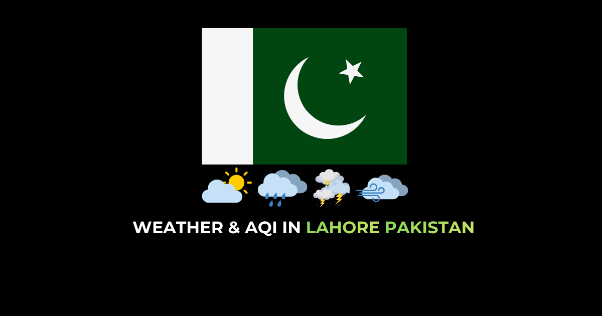 Lahore Weather Today - Live AQI & Temperature Updates | Pakistani Update